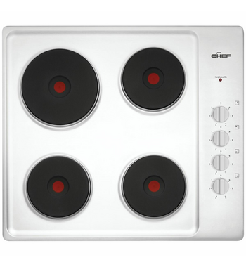 Chef 60cm Electric Stainless Steel Cooktop CHS642SB | Appliances Online