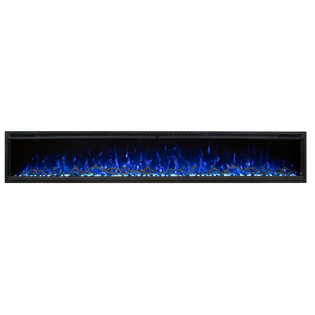 Modern Flames Spectrum 100 Inch Slimline Electric Fireplace with Log ...
