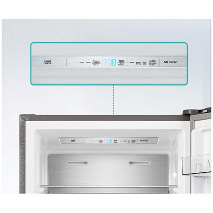 Hisense 384L Single Door Hybrid Fridge Freezer HRVF384S | Appliances Online