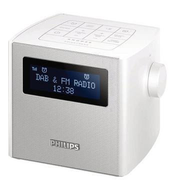 Philips AJB4300W Digital Clock Radio with DAB | Appliances Online