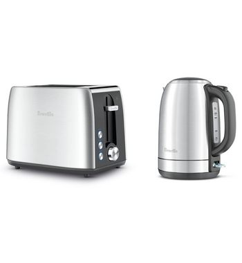 Breville the Breakfast Pack Kettle and Toaster Pack LKT640BSS ...