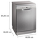 Bosch 60cm Series 2 Freestanding Dishwasher Stainless Steel SMS2ITI02A ...