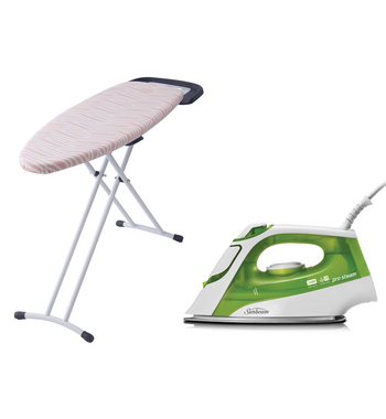 Sunbeam ProSteam Glide Iron and Mode Ironing Board Pack SR4110SB4400 ...