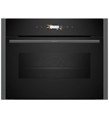 NEFF 60cm N 70 Built-in Compact 45cm High Oven with Microwave Function ...