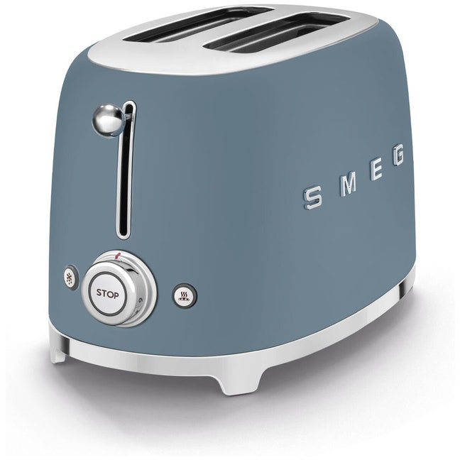 Smeg 50s Retro Style Storm Blue 2 Slice Toaster TSF01SBMAU | Appliances ...