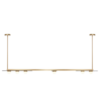 CTO Lighting Modulo Horizontal Ceiling Light - Satin Brass ...