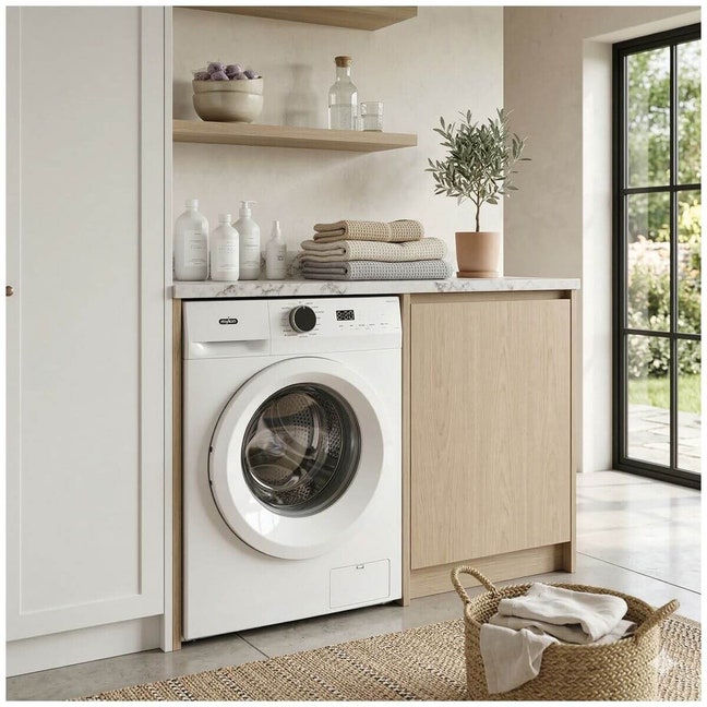 Mykin 10kg Front Load Washing Machine White MFLW10W2 | Appliances Online