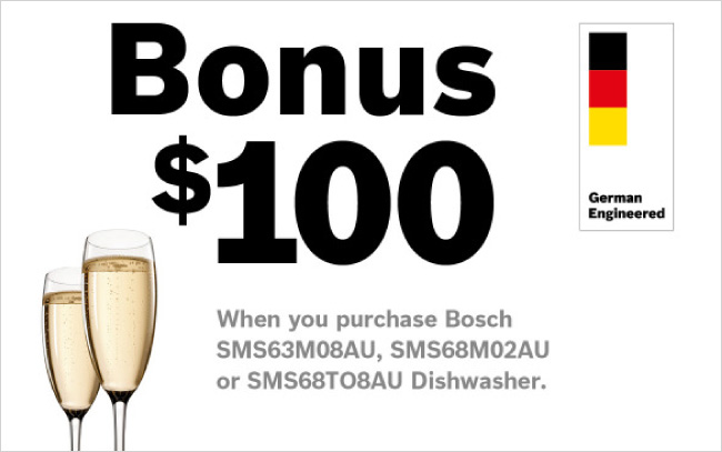 Bosch Dishwasher Cash Back | Appliances Online