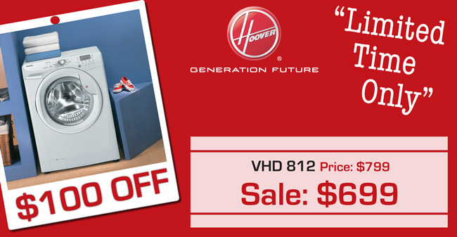 Hoover VHD812 Washing Machine Promotion | Appliances Online