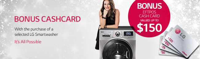 LG Bonus Eftpos Cash Card | Appliances Online