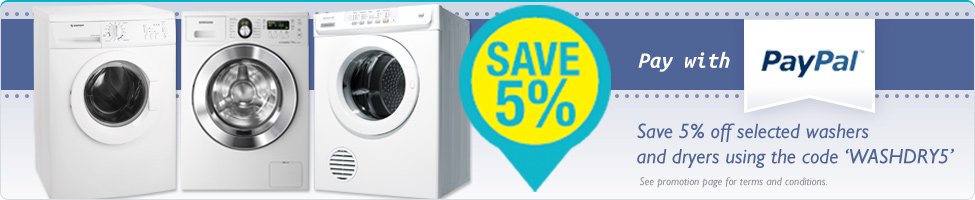 PayPal Laundry Promotion | Appliances Online