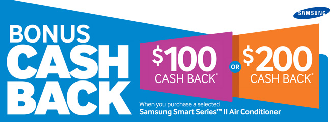 Samsung Air Conditioner Cash Back Promotion | Appliances Online