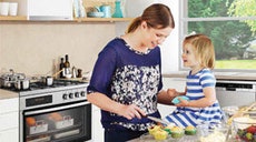 Chef 54cm Conventional Electric Freestanding Oven-White CFE535WB ...